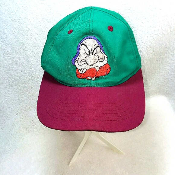 Walt Disney | Accessories | Vintage Walt Disneys Grumpy Youth Snapback ...